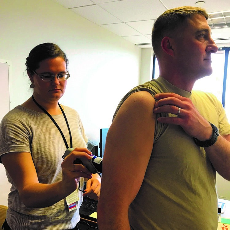 Body composition assessment held at Warrior Care and Transition ...