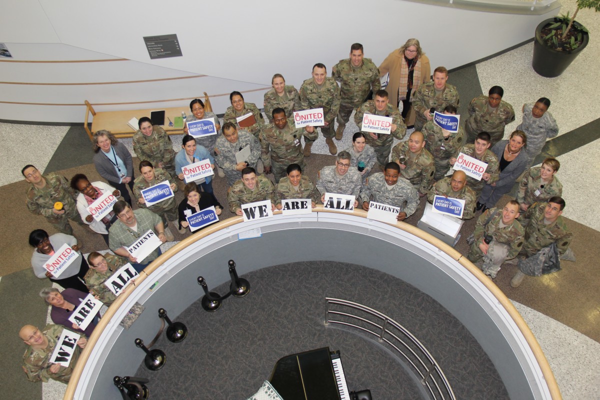 Staff and patients; united in safety | Article | The United States Army