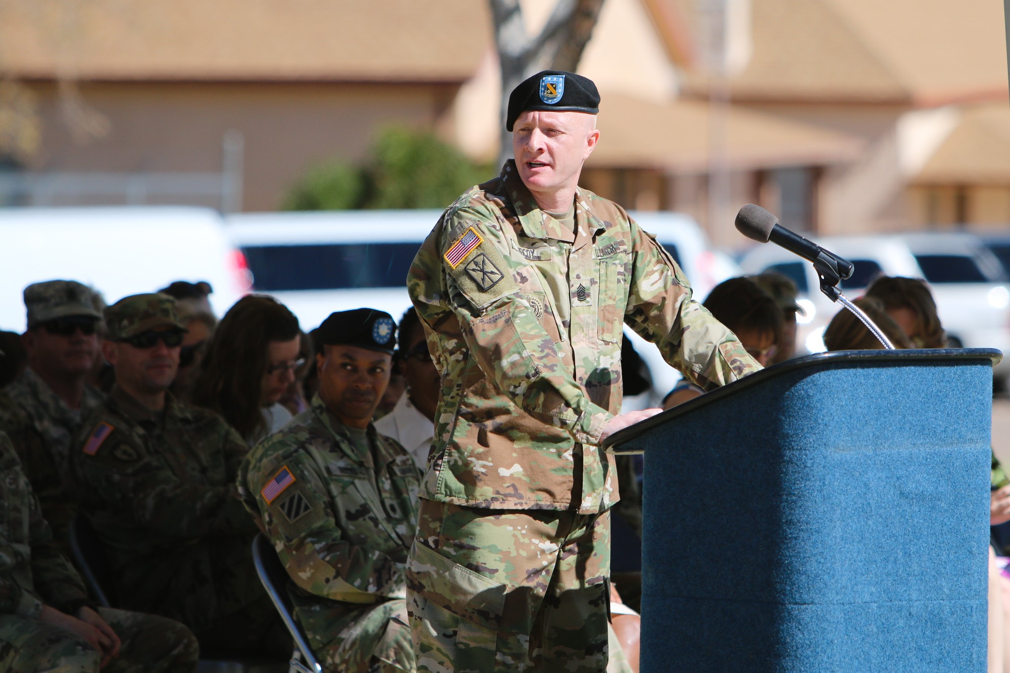 40th ESB bids farewell to CSM Schultingkemper, welcomes CSM McCoy ...