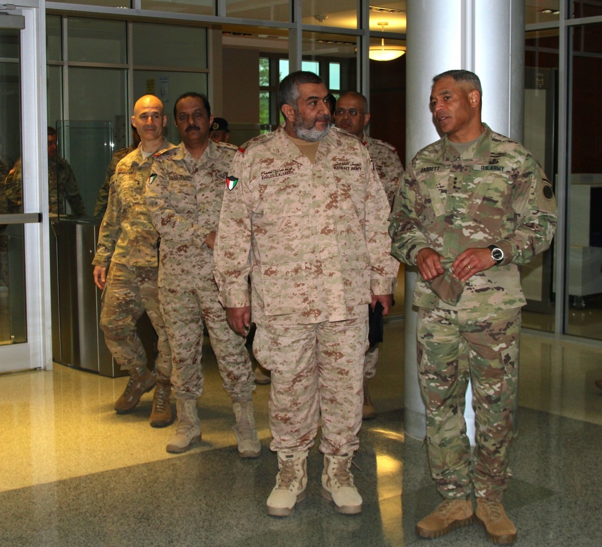 Kuwait land forces commander visits US Army Central headquarters ...