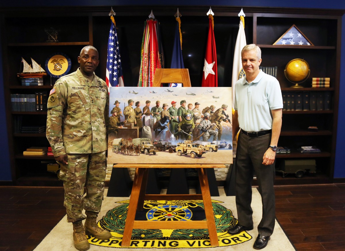 CG unveils sustainment history print in recognition of centennial ...
