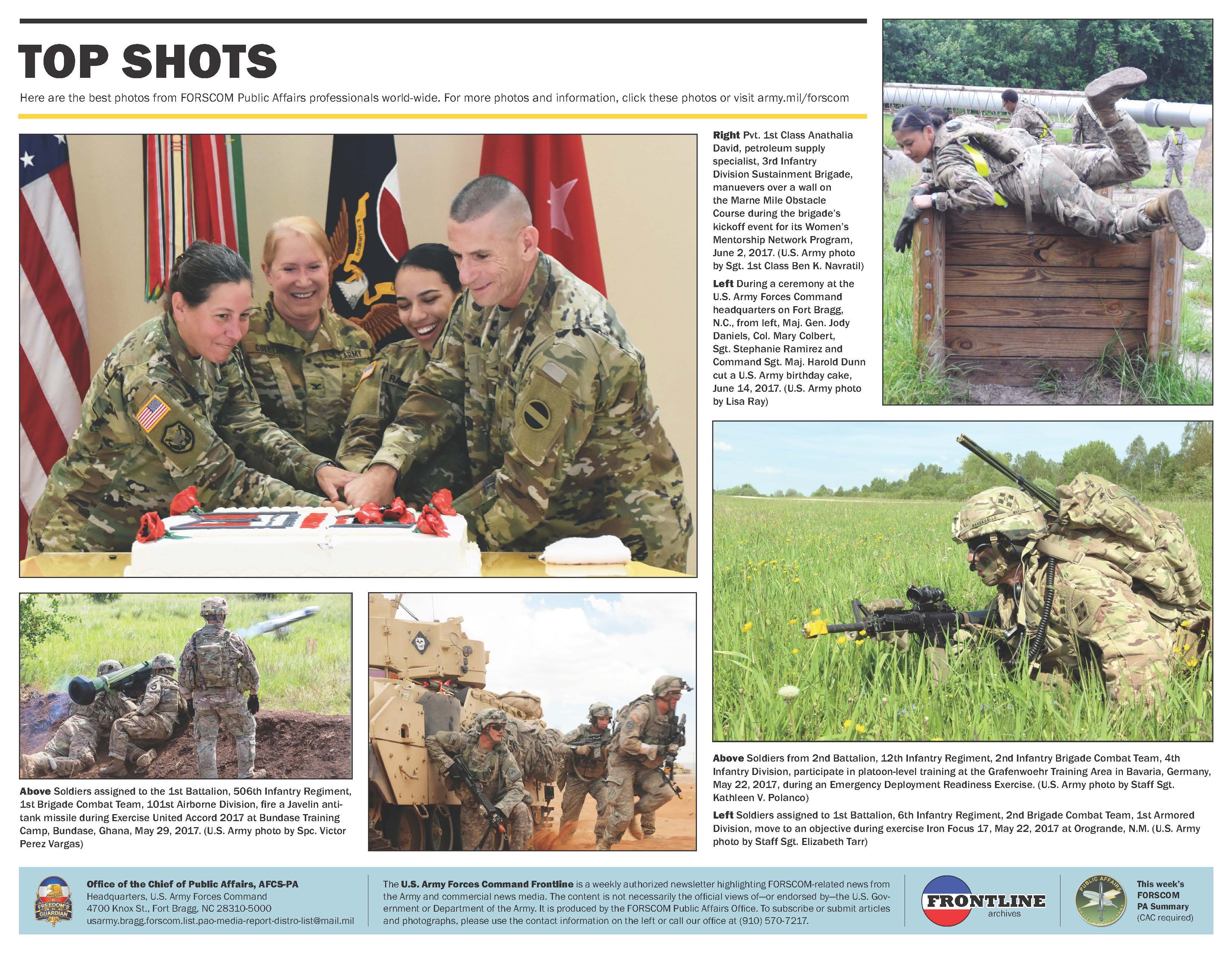 FORSCOM Frontline - June 16, 2017 | Article | The United States Army