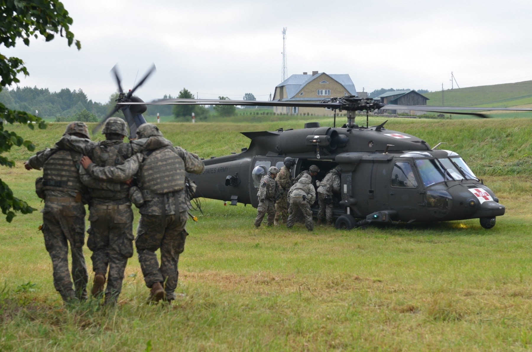Ground assault exercise transitions into medevac exercise | Article ...