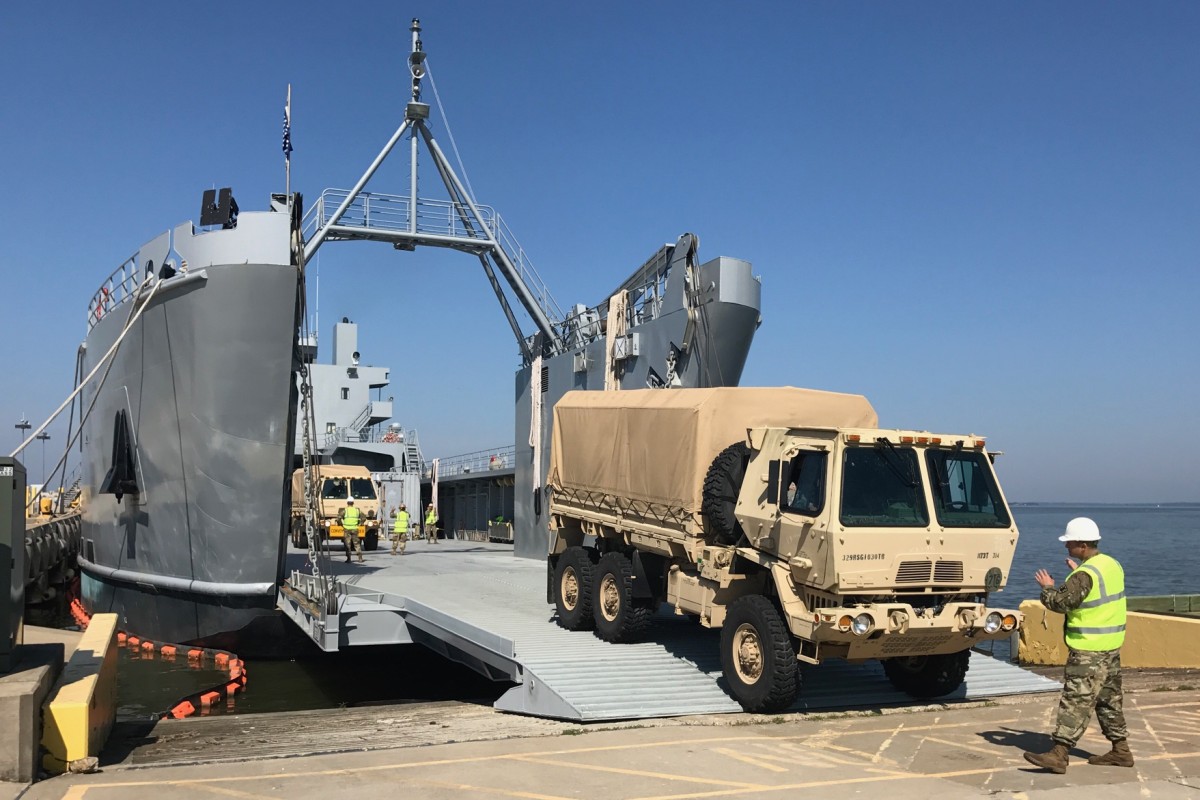 Virginia Guard transporters train with active duty on rail and water ...