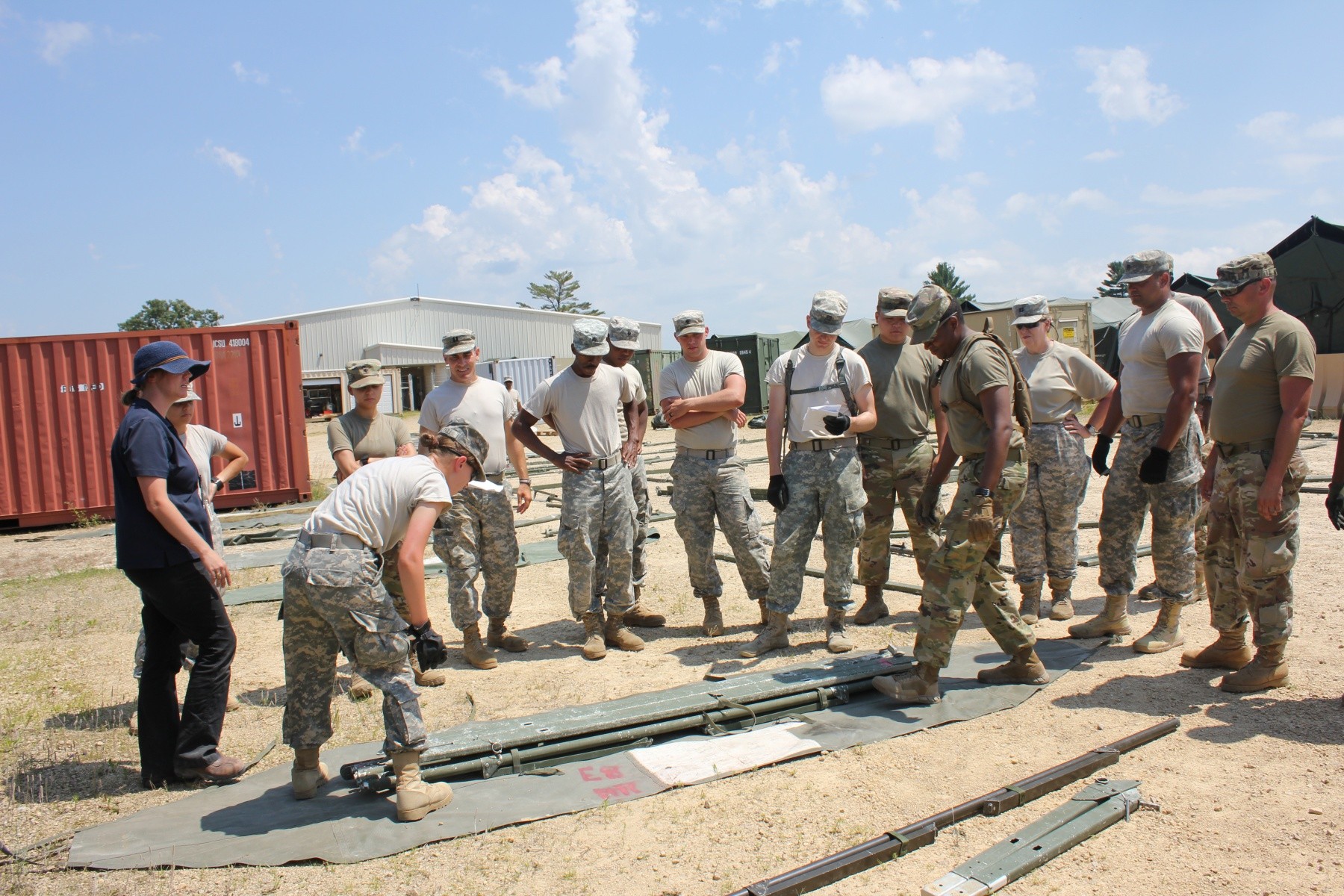 94th CSH sets up hospital from bare ground during training at Fort ...