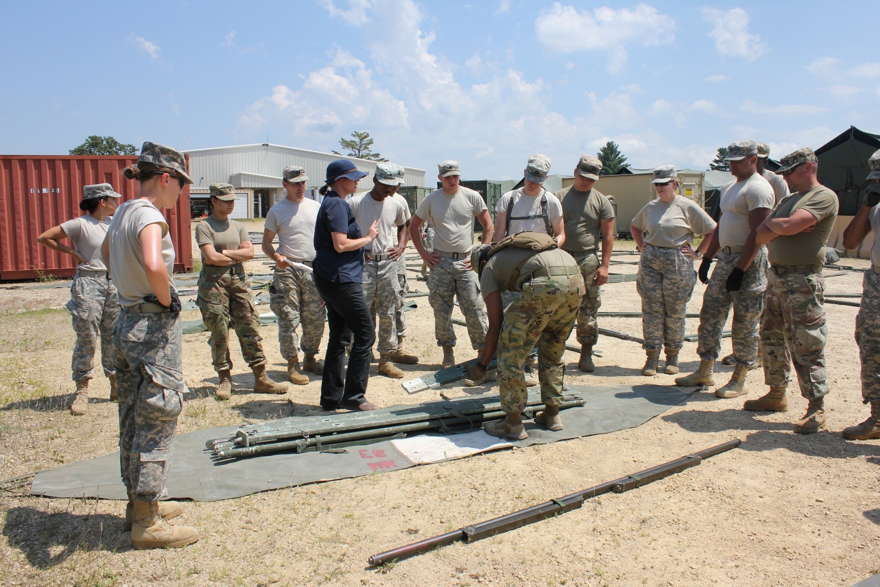 94th CSH sets up hospital from bare ground during training at Fort ...