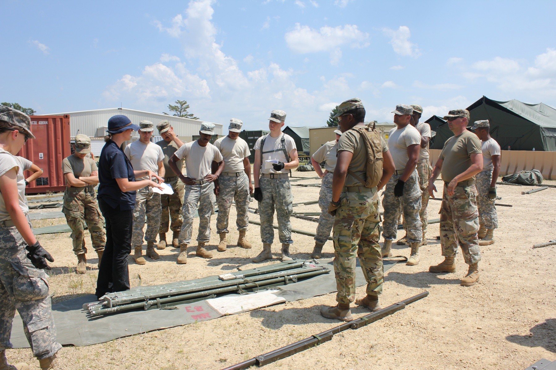 94th CSH sets up hospital from bare ground during training at Fort ...