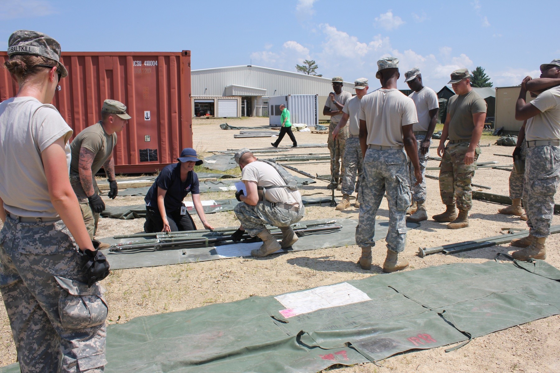 94th CSH sets up hospital from bare ground during training at Fort ...