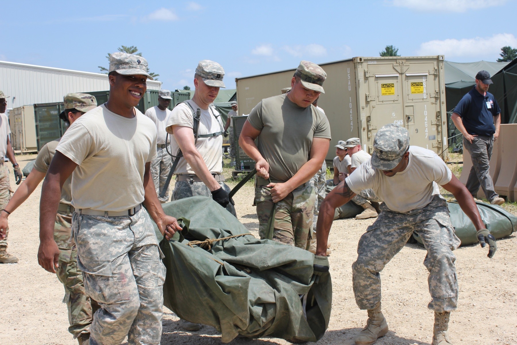 94th CSH sets up hospital from bare ground during training at Fort ...