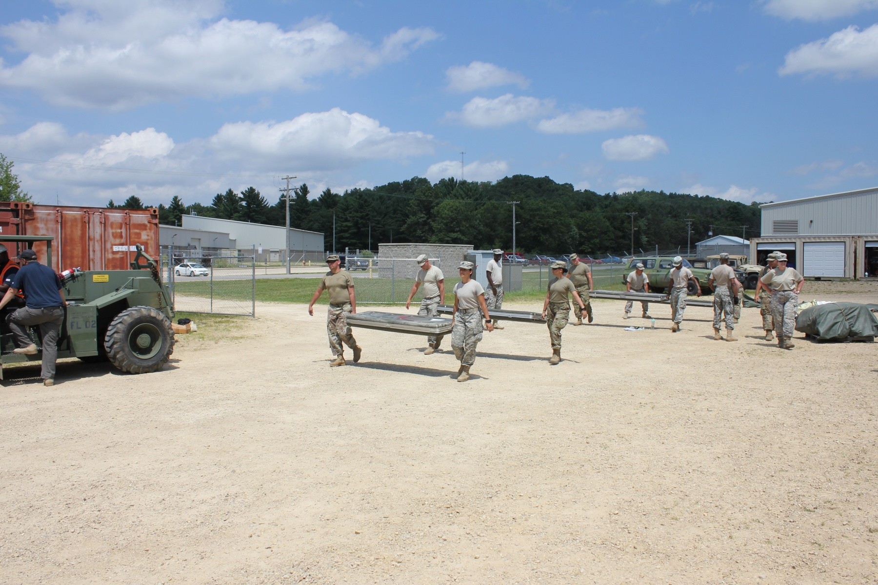94th CSH sets up hospital from bare ground during training at Fort ...