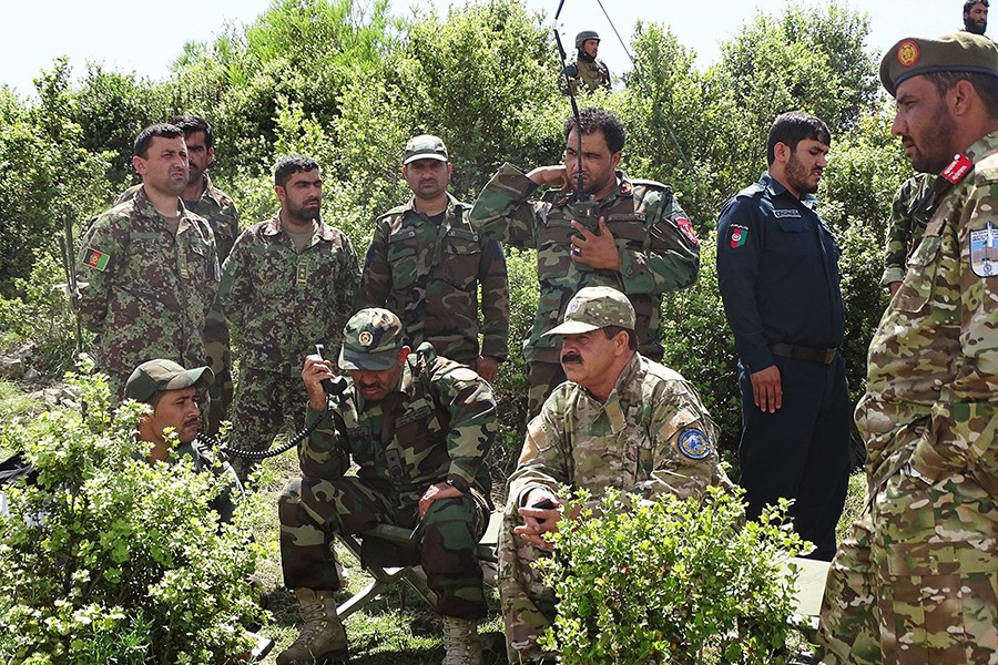 A sustainment quick reaction force to support train, advise, and assist ...
