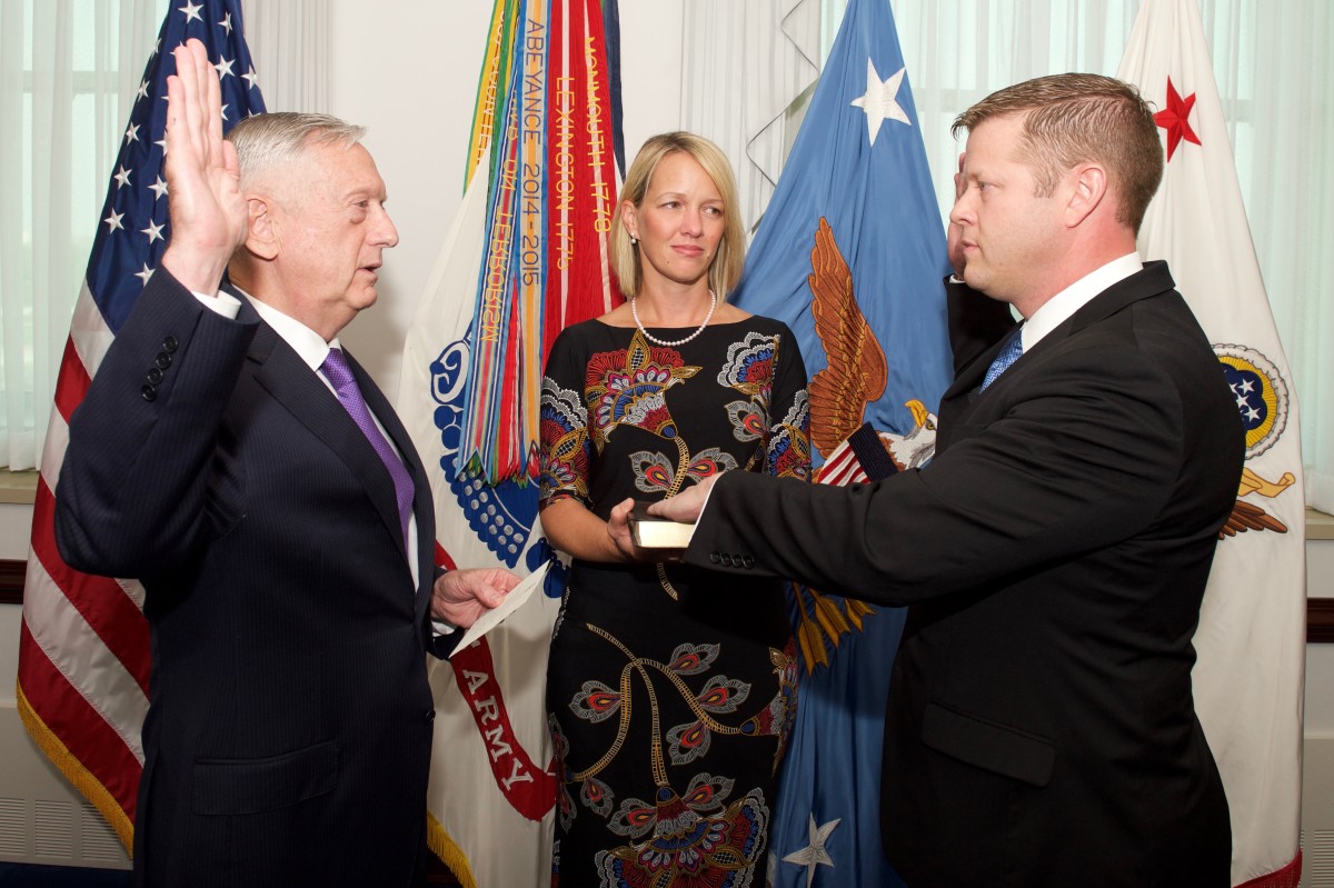 Ryan D. McCarthy Formally Sworn In As Under Secretary of the Army ...