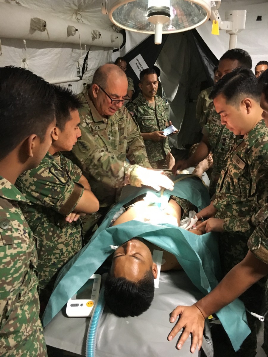Col. Ali Zaza conduct damage control surgery training | Article | The ...