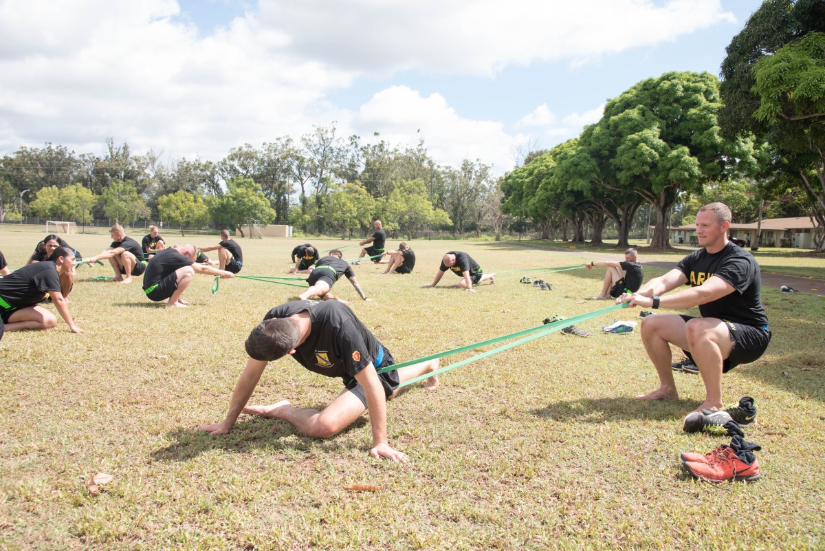 Warrior Brigade Troopers stretch for readiness | Article | The United ...