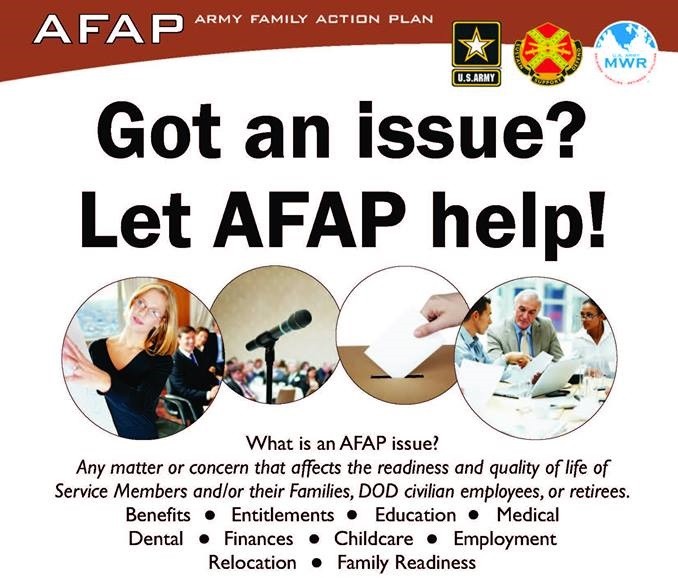 Community should submit AFAP issues by Oct. 20 | Article | The United ...