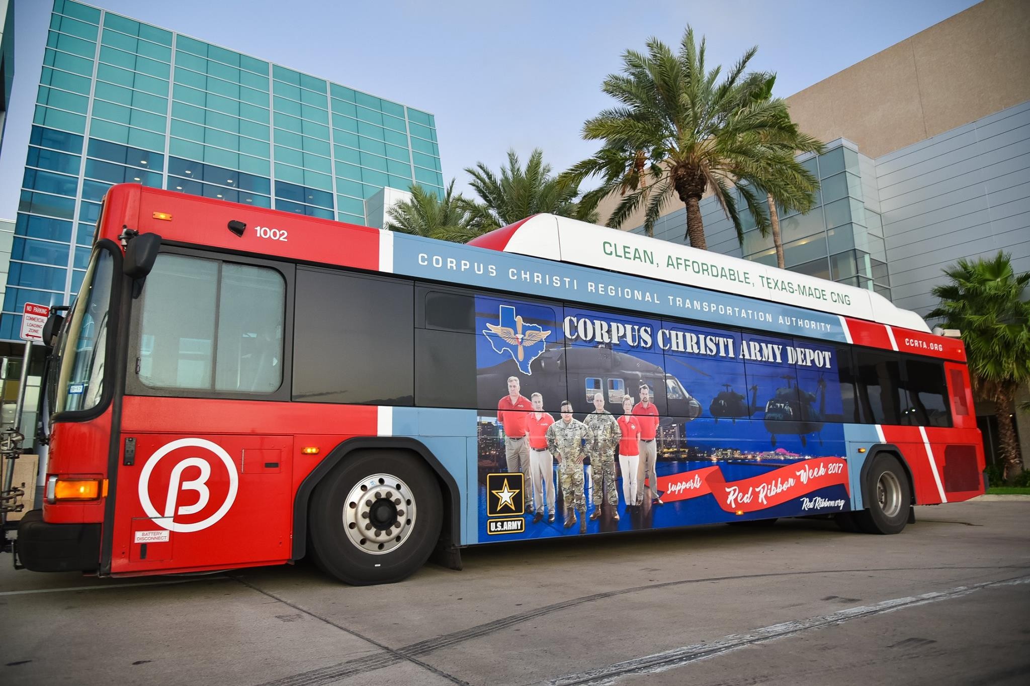 CCAD sends positive message for Red Ribbon Week with city bus, school ...