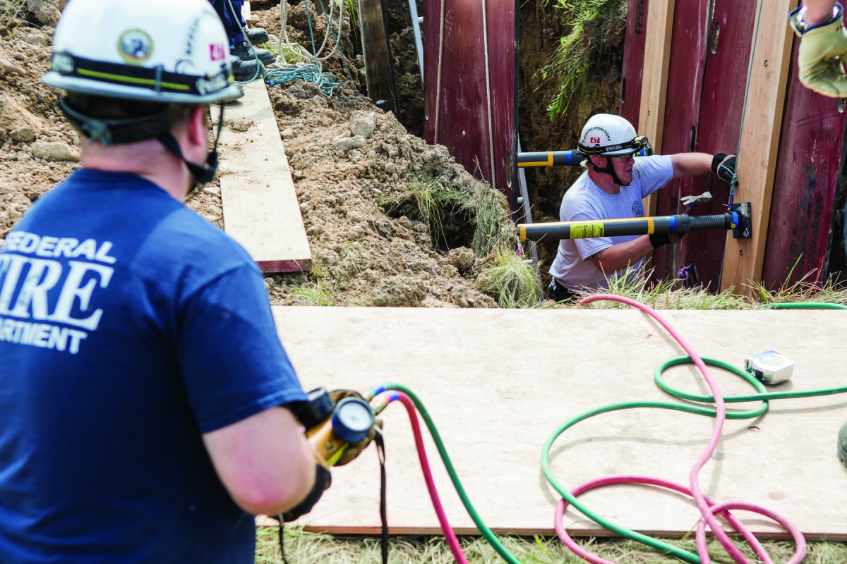 Trench rescue: Firefighters hone skills to save lives | Article | The ...