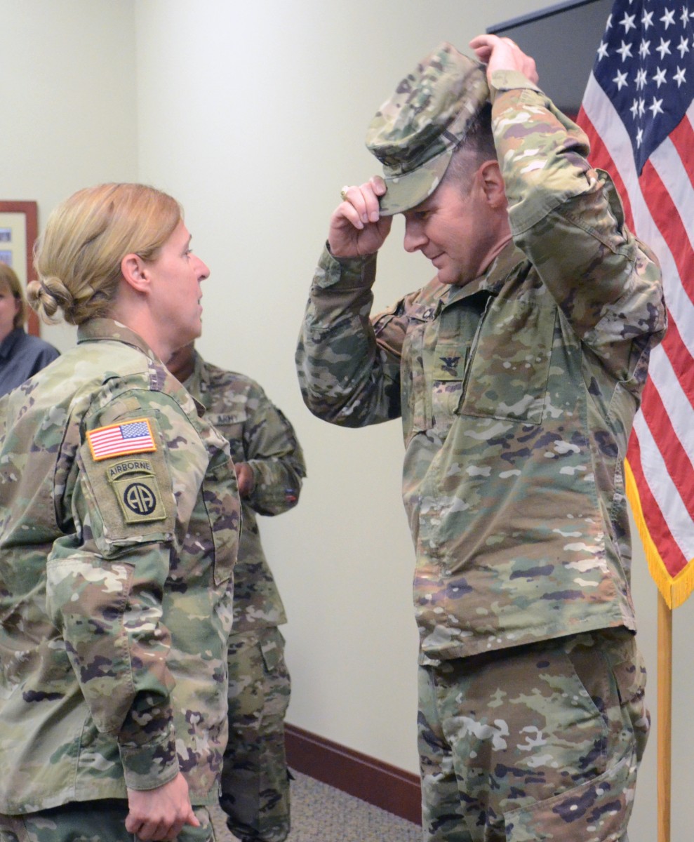 A Colonel's Touch: Detachment Commander Promoted with JMC Leader's ...