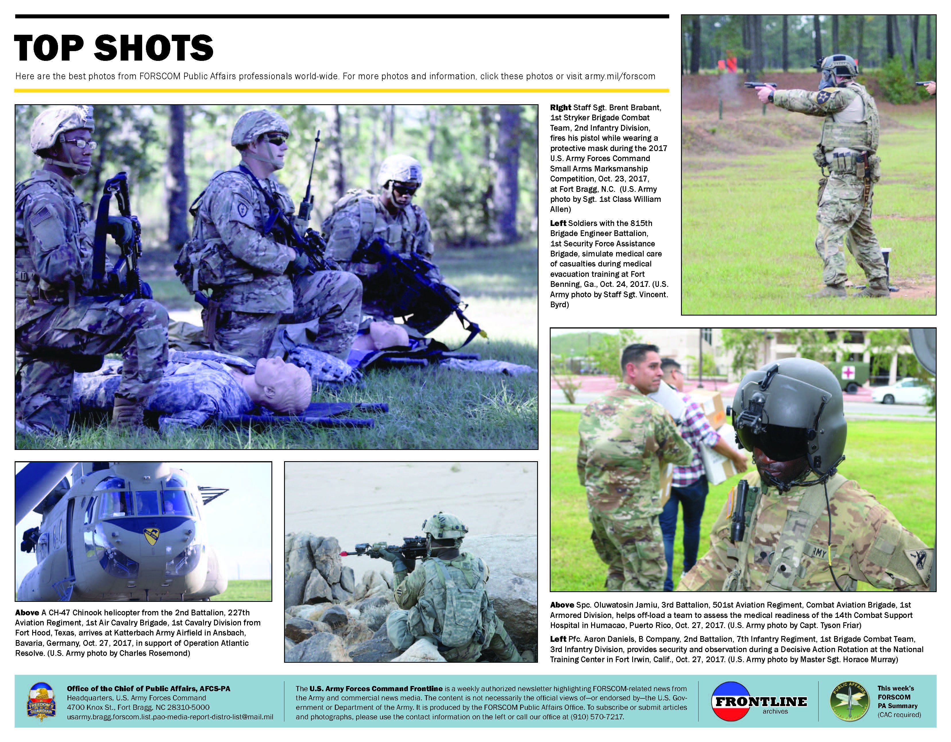 FORSCOM Frontline - Nov. 10, 2017 | Article | The United States Army
