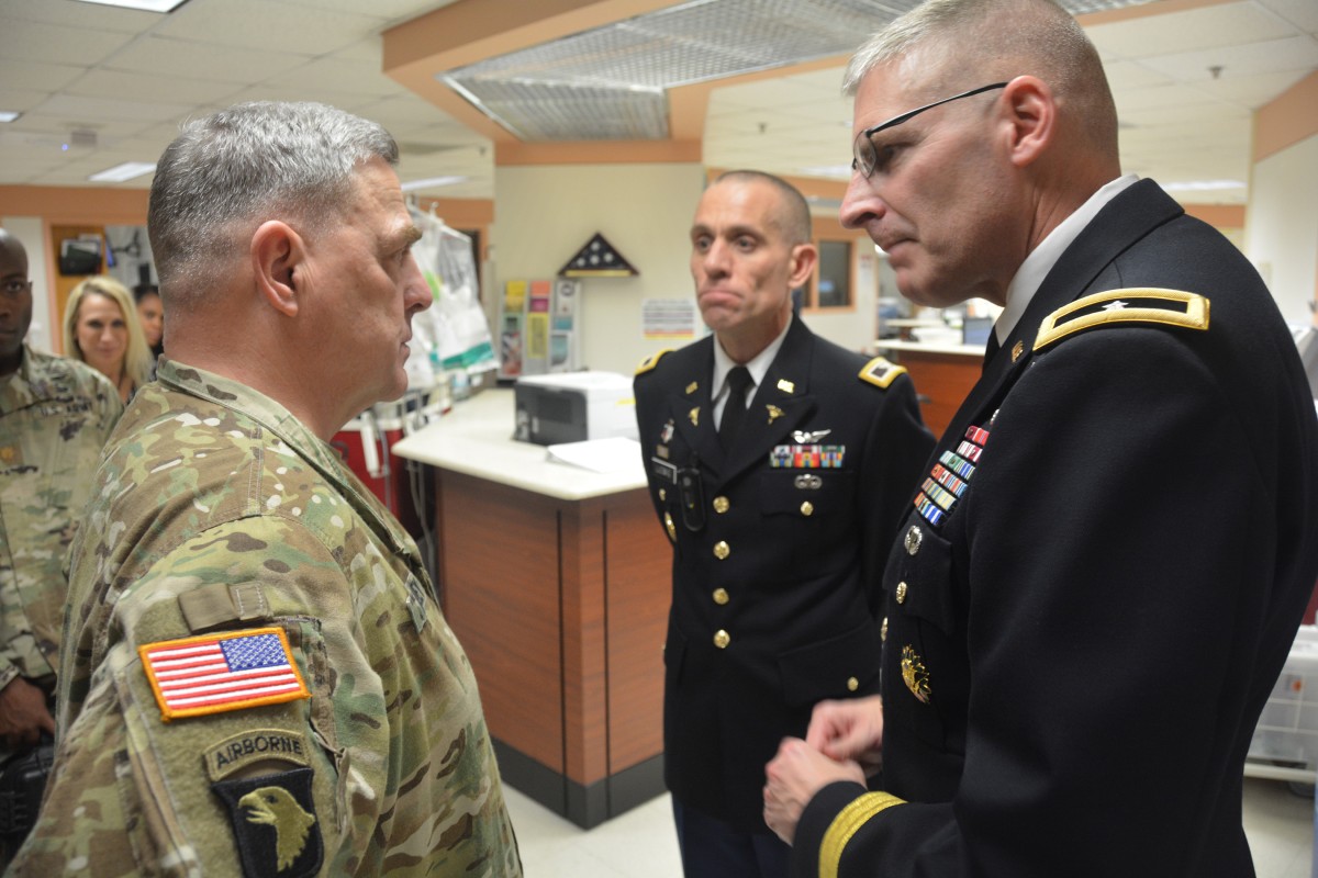 Gen. Milley visits patients and staff at BAMC | Article | The United ...