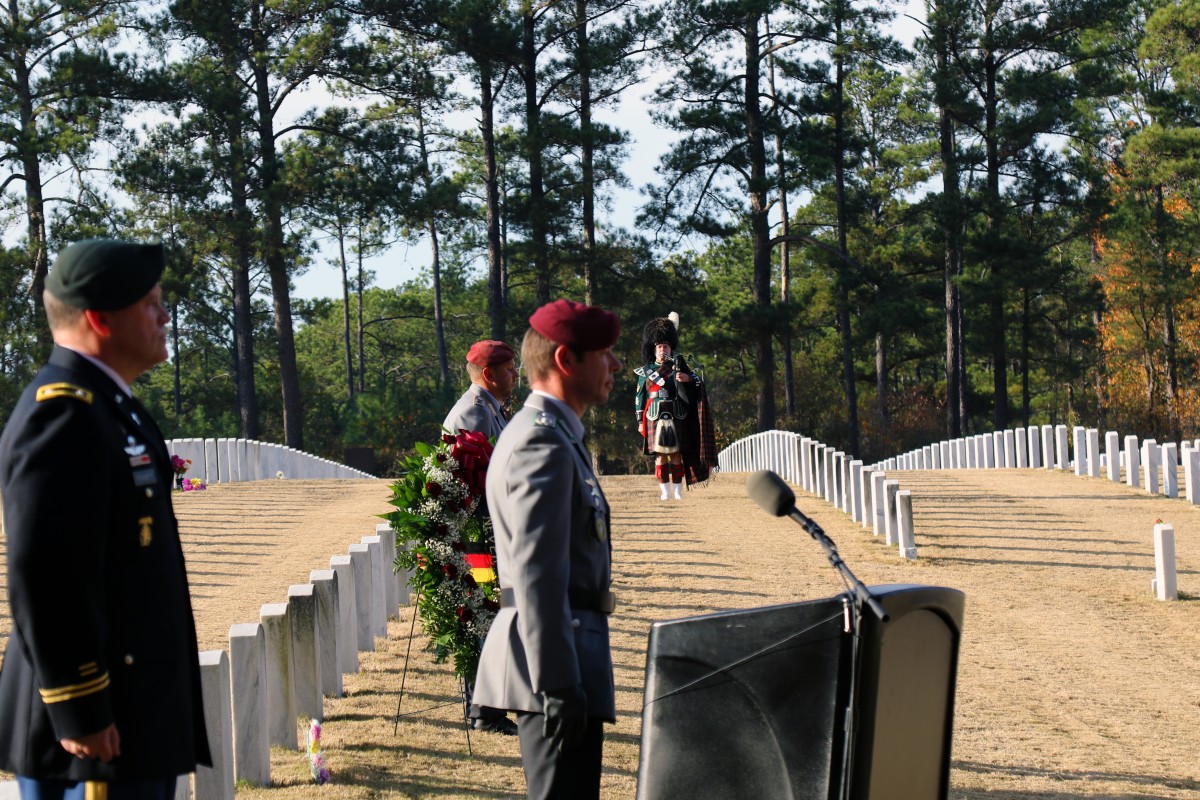 USASOC Soldiers and German military liaisons remember foreign WWII POWs ...