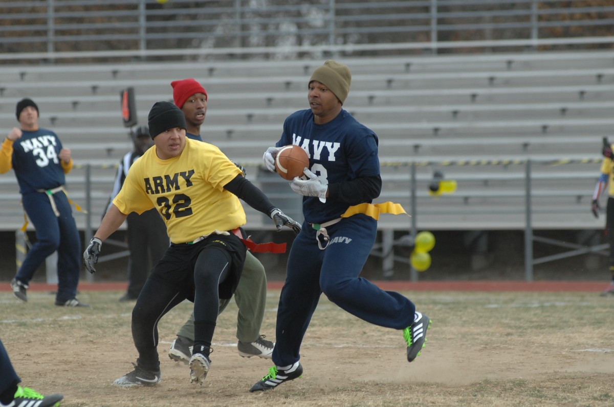 On FLW, Army beats Navy by 2: Fans gather for annual flag-football game ...