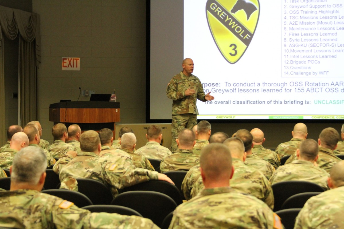 Greywolf shares lessons learned with Army Total Force partners ...