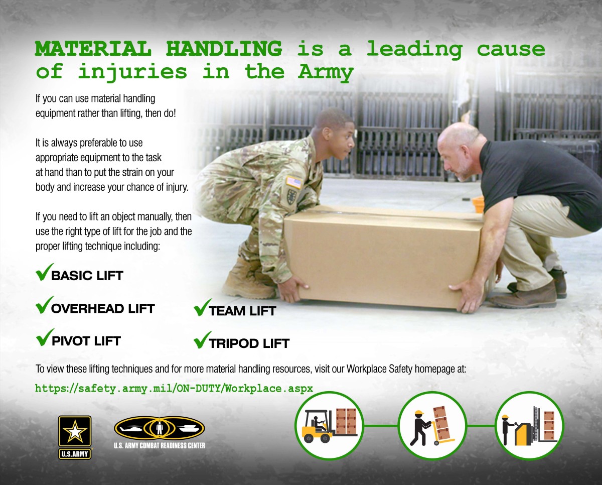 Training Focuses on Material Handling Mishap Reduction | Article | The ...