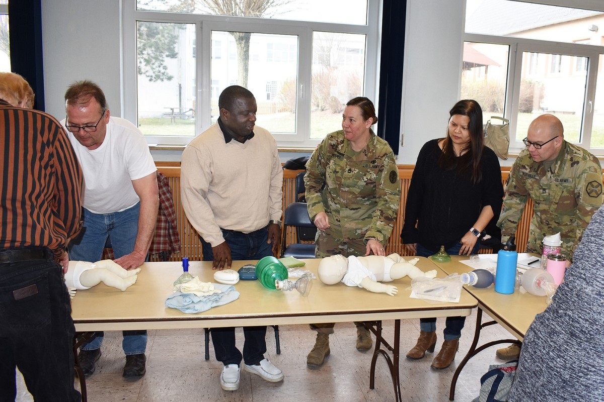 USAG Ansbach Safety, Occupational Health Office and AHA team up to ...