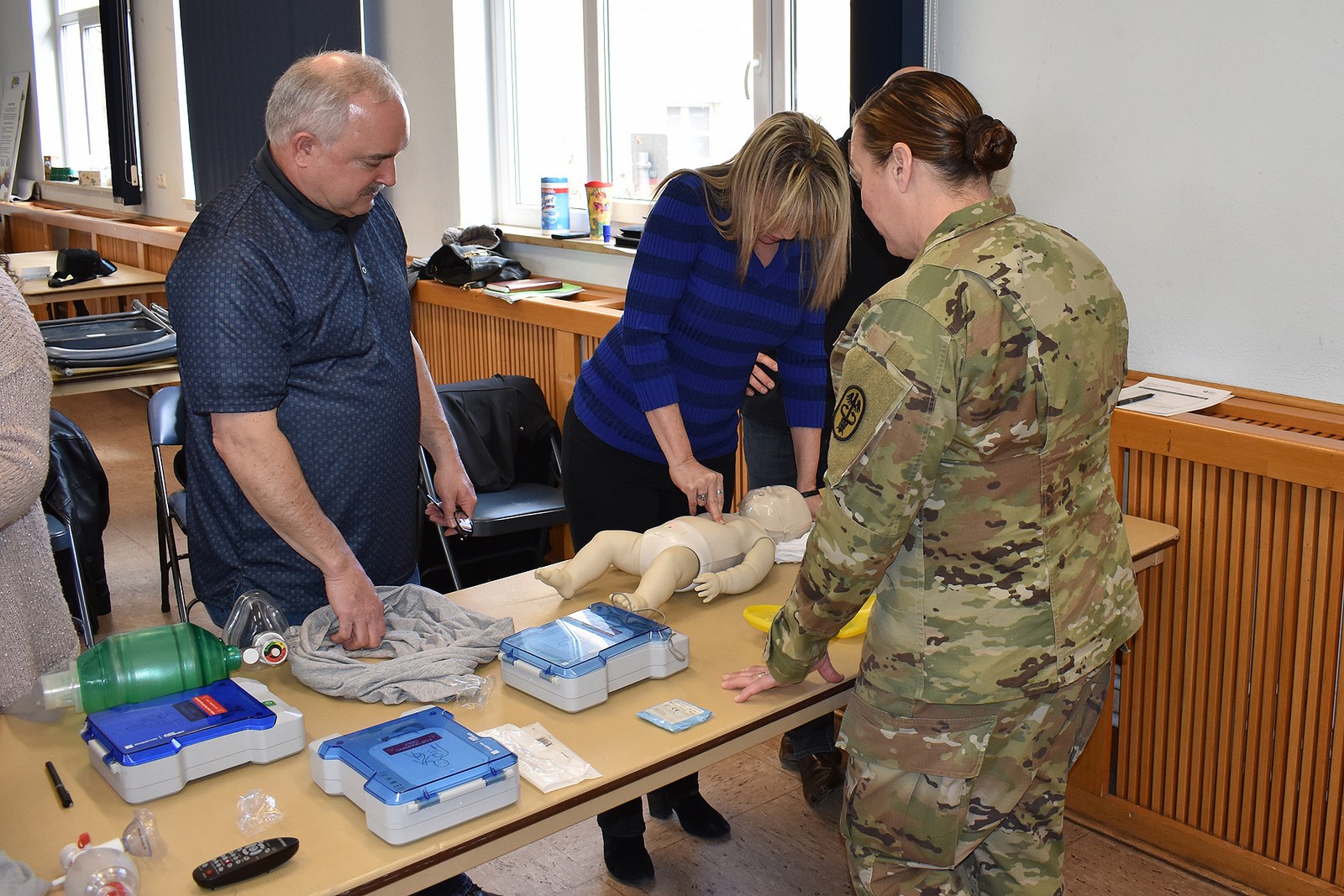 USAG Ansbach Safety, Occupational Health Office and AHA team up to ...