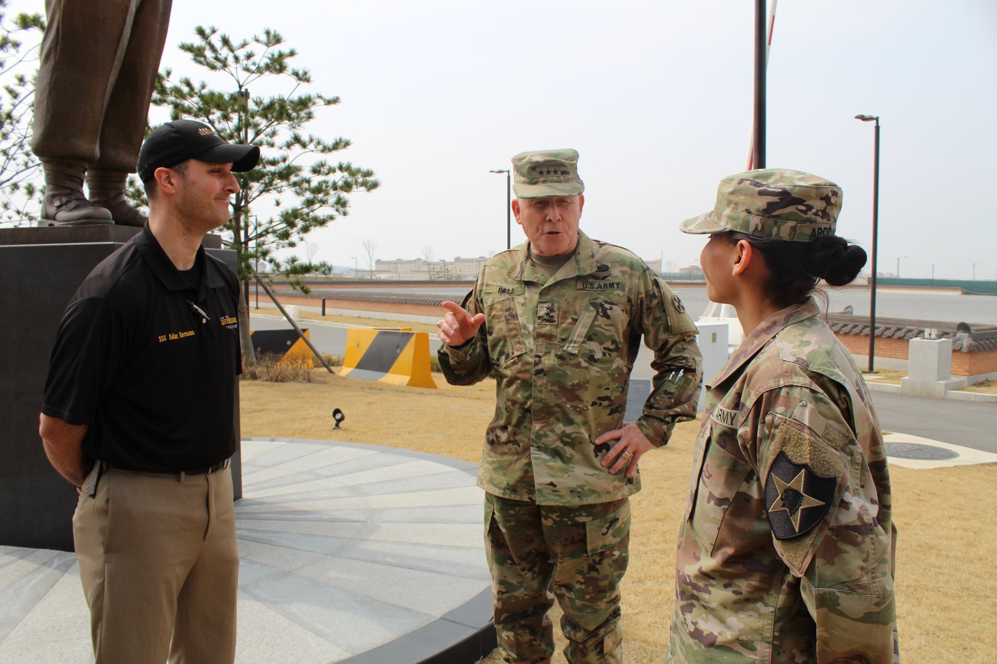 LTG Michael A. Bills congratulates culinary competition award winners ...