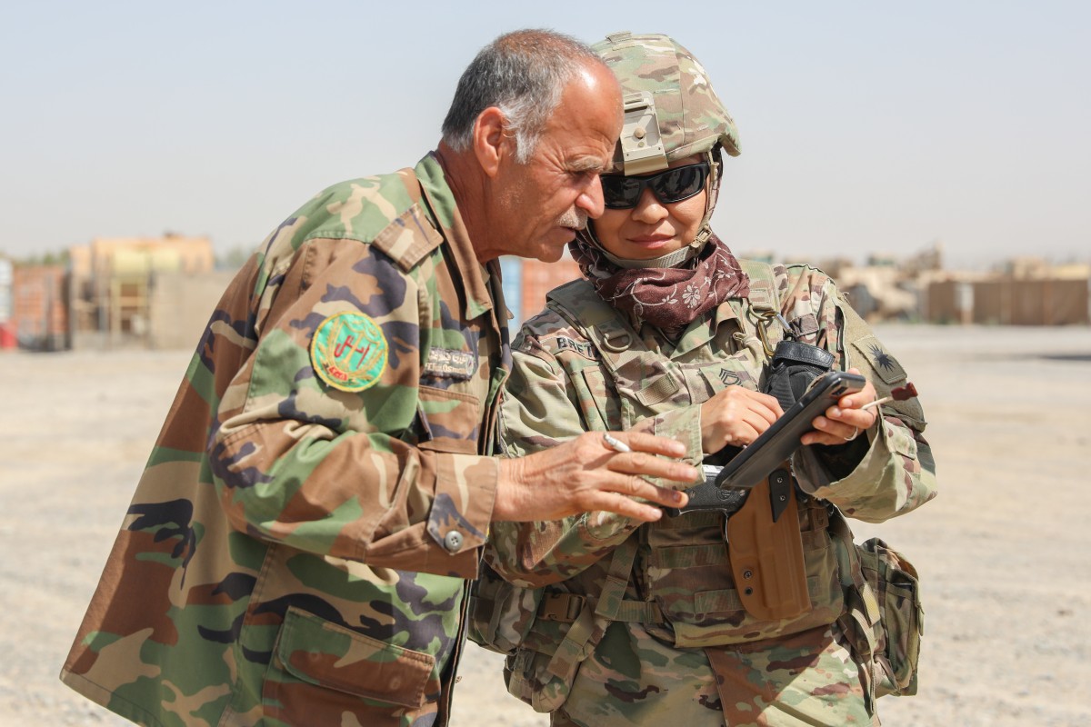 California National Guard female advisor breaks through barriers ...