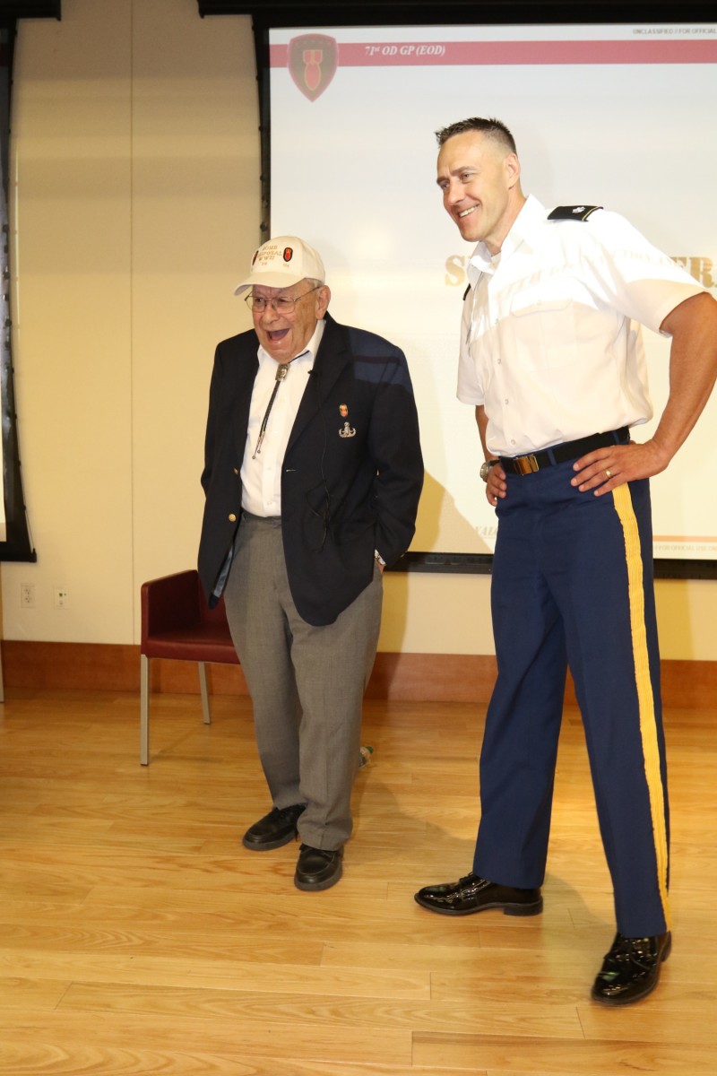 Blast from the past: WWII bomb tech Soldier recounts experiences ...