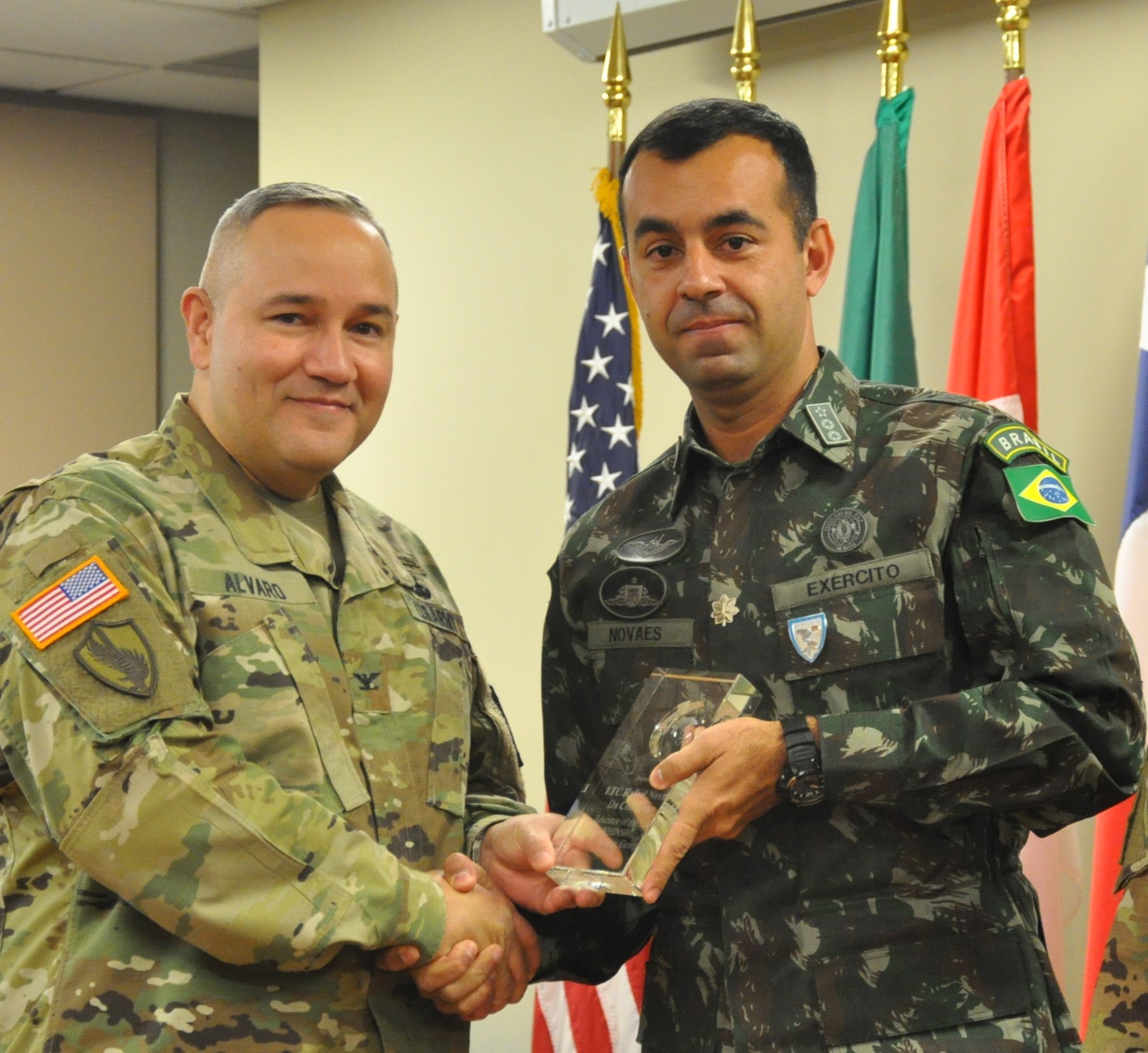 Brazilian army lieutenant colonel at Fort Benning named US Army TRADOC ...