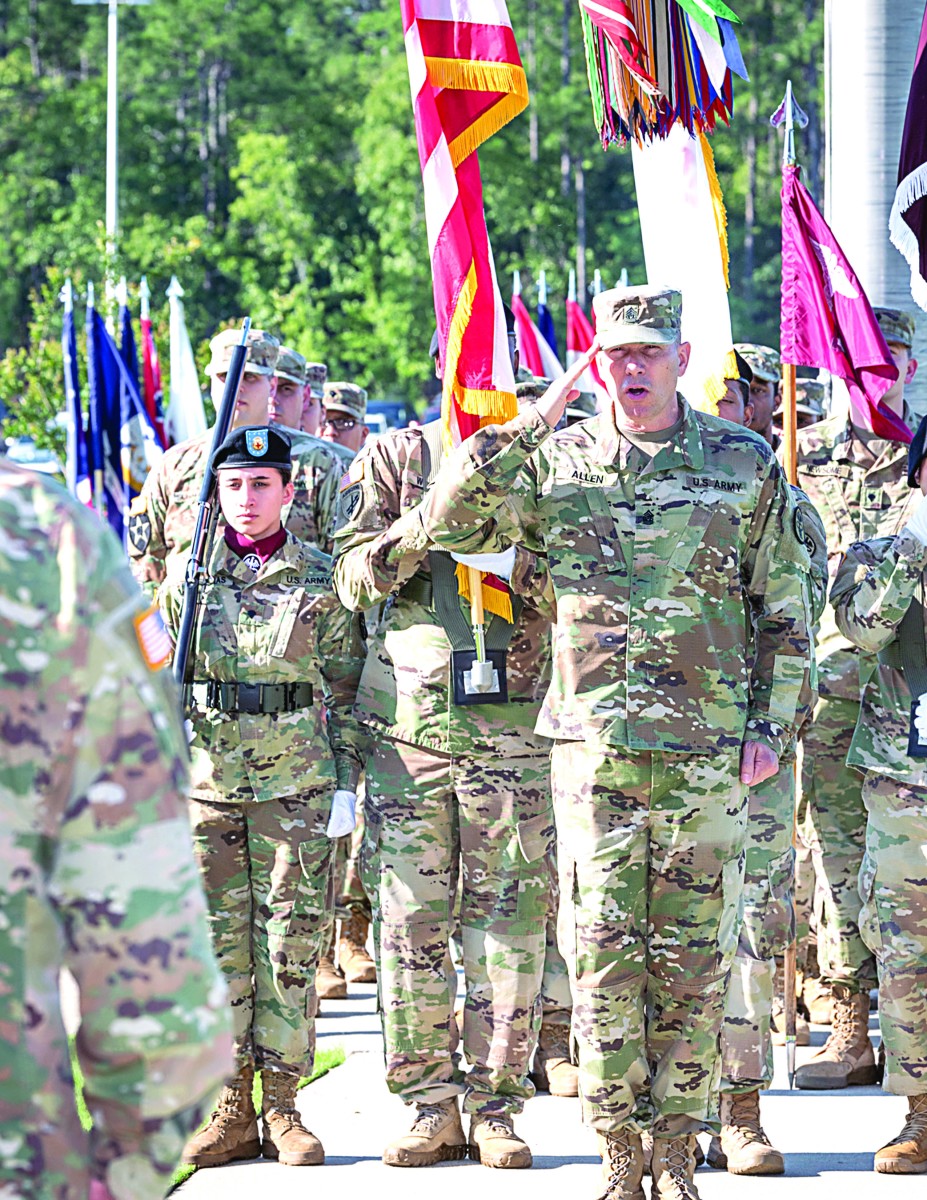 Allen assumes command sergeant major responsibilities at Eisenhower ...