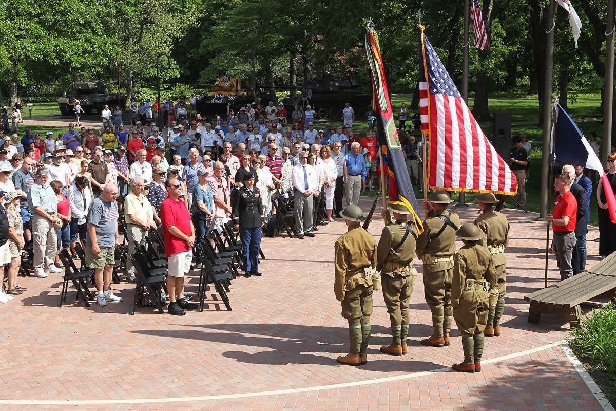 Ceremony at First Division Museum honors 100th anniversary of first ...
