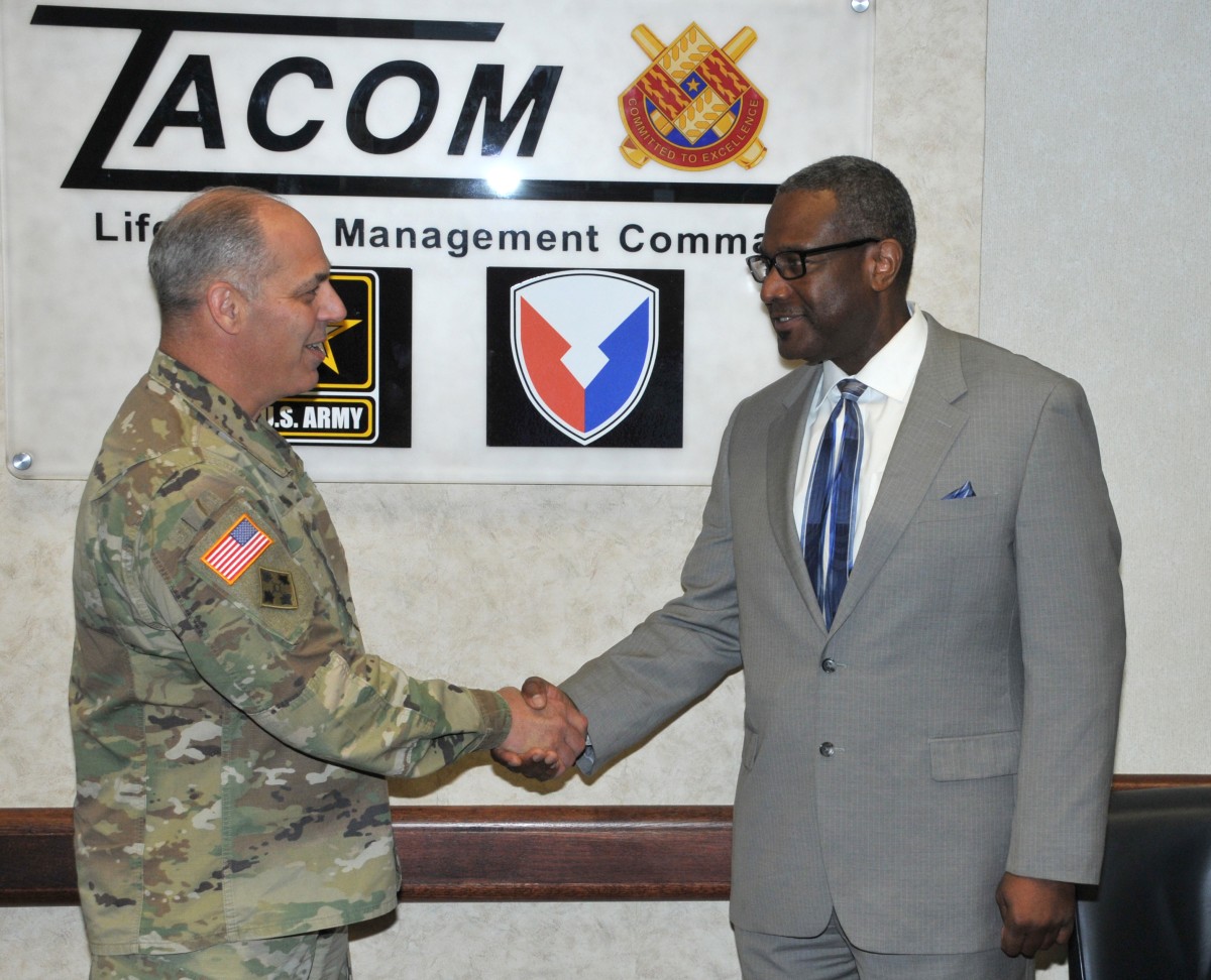 Perna recognizes TACOM employee for supply availability contributions ...
