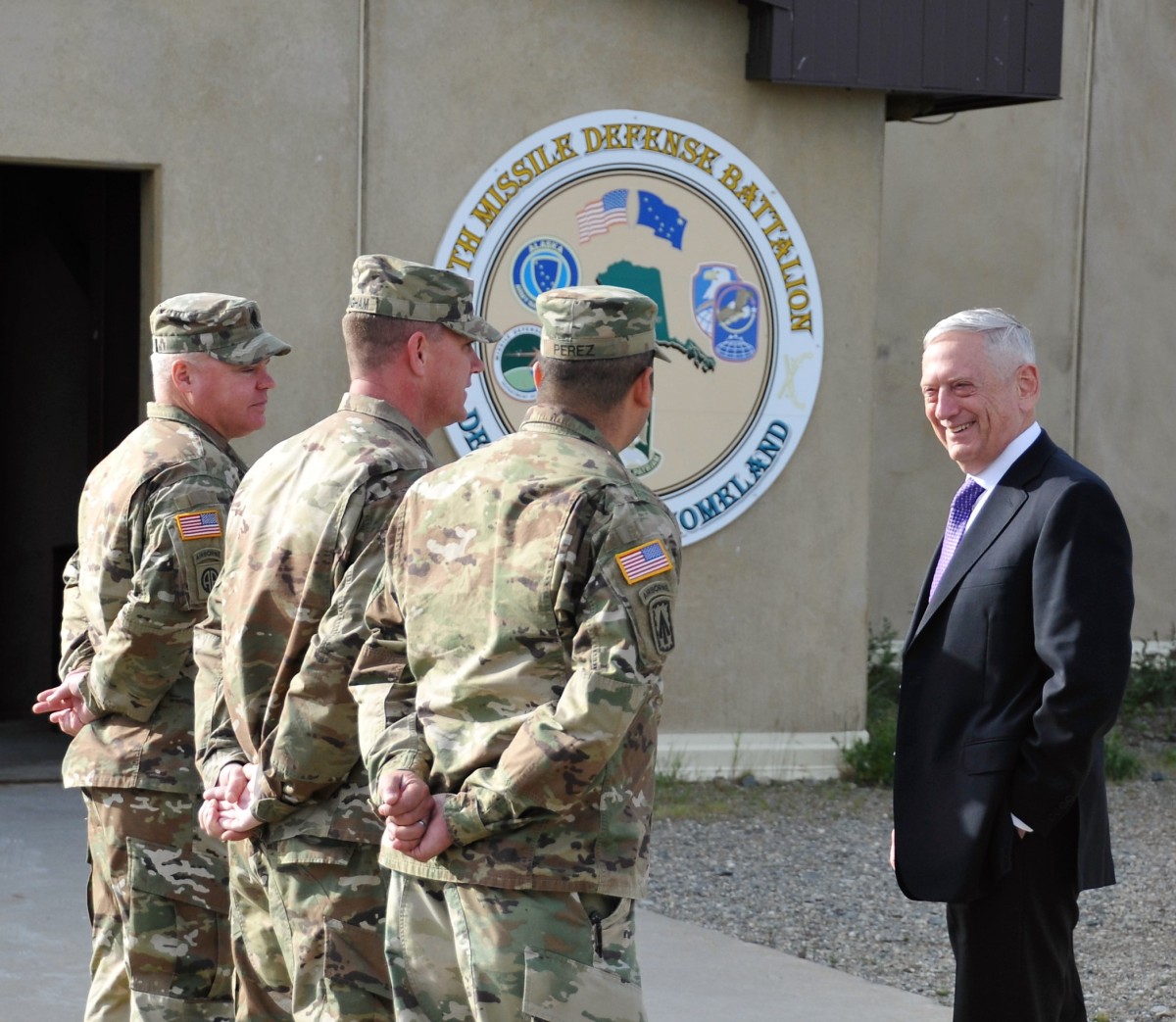 Secretary of Defense Mattis visits Fort Greely and 49th Missile Defense ...