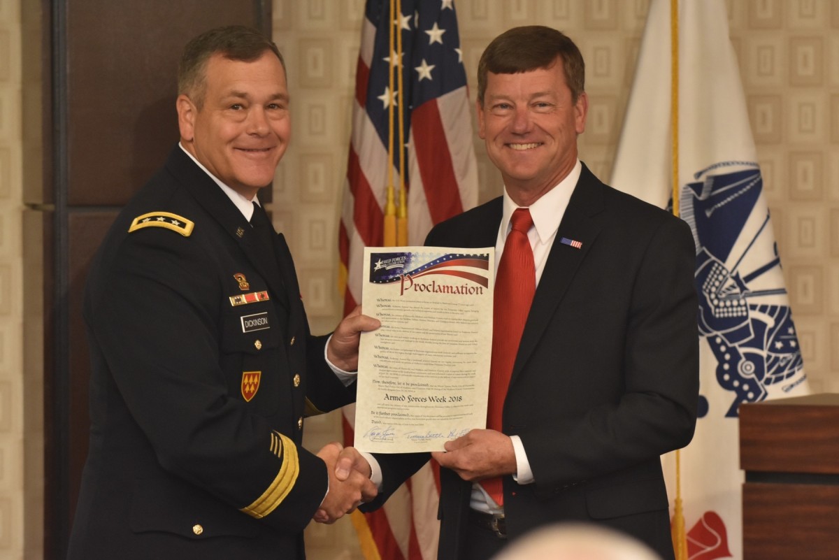 Proclamation signing kicks off Armed Forces Celebration Week | Article ...