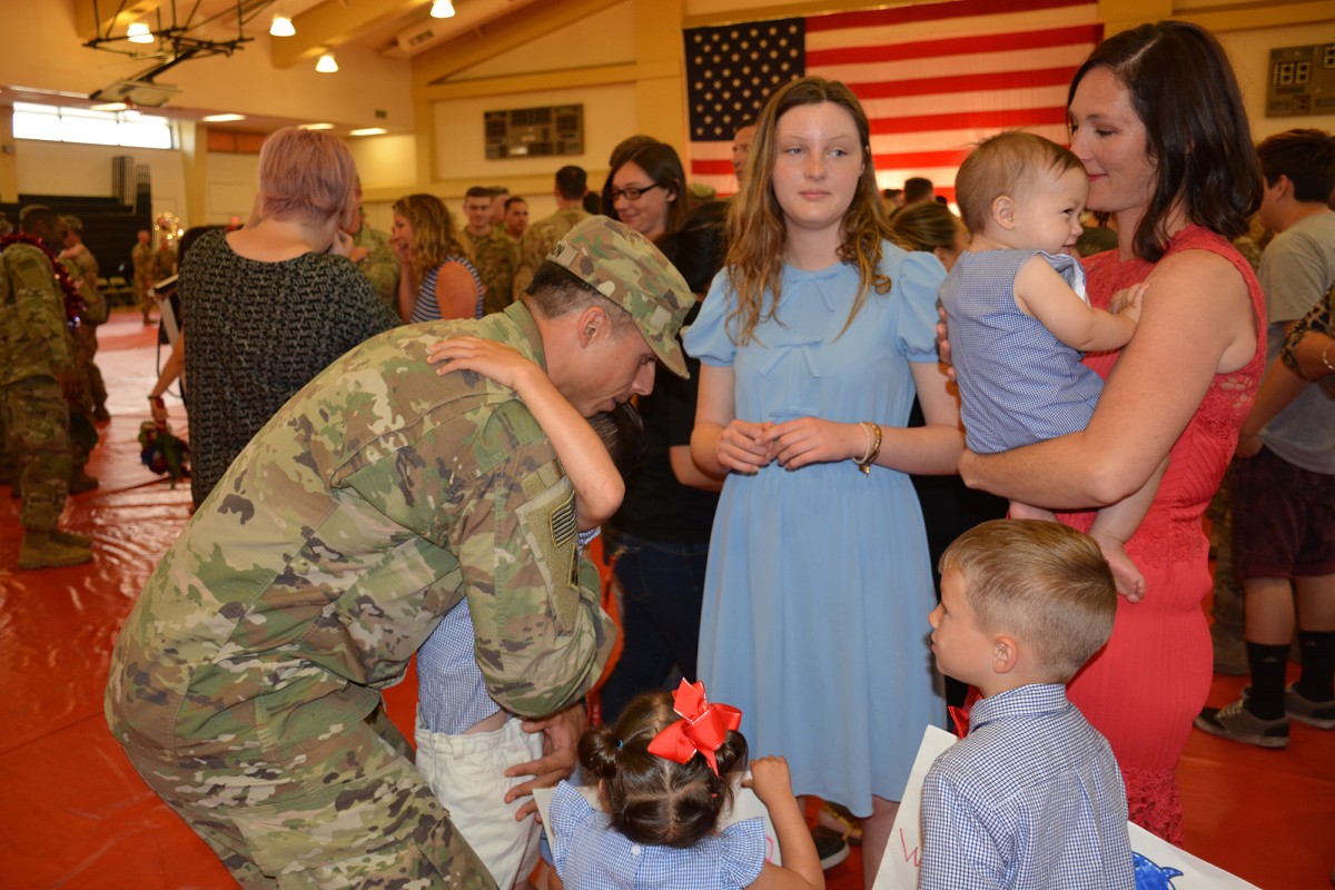 Soldiers return from mission, reconnect with families, post life ...
