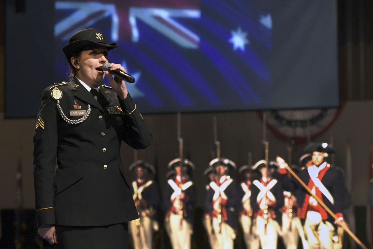 Australian native comes 'full circle' as D.C. Army Guard vocalist ...