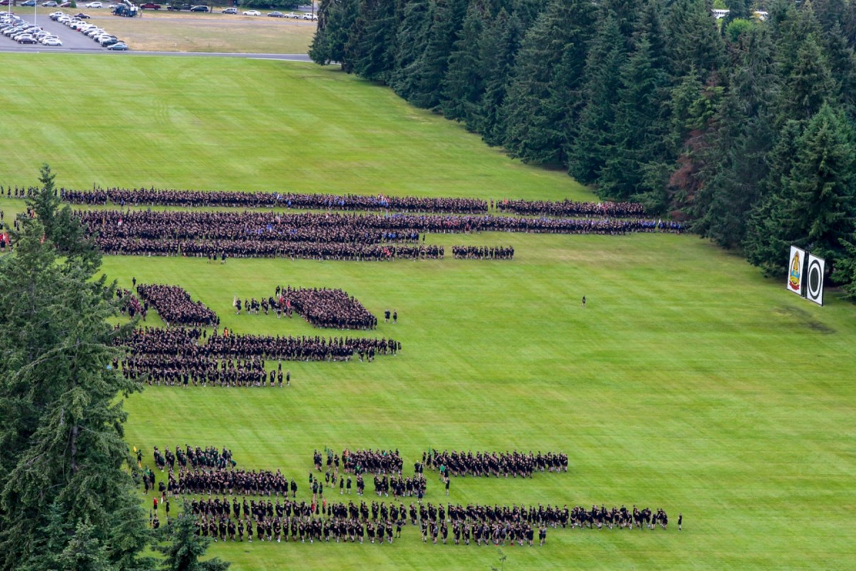 America's First Corps Run, celebrates Army's 243rd Birthday Aerial ...