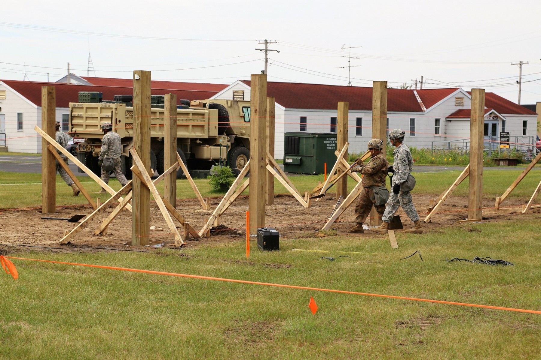 Photo Essay: 284th Engineers work on troop project during CSTX 86-18-04 ...