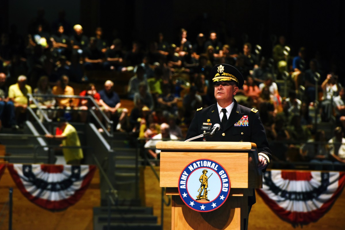 Lt. Gen. Kadavy hosts Twilight Tattoo, recognizes employers | Article ...