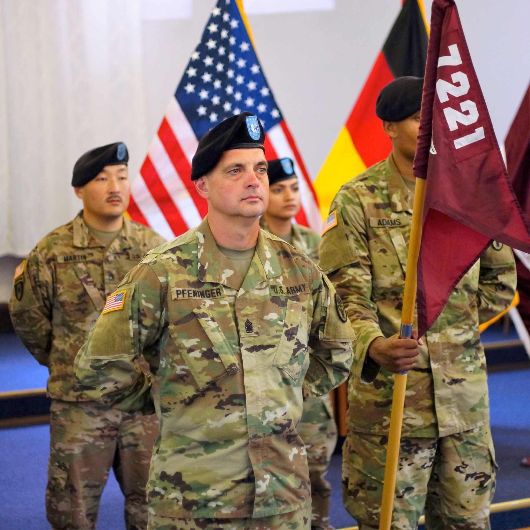 7221st Medical Support Unit assumes command of the Deployed Warrior ...