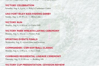 'Big Red One,' Fort Riley to celebrate Victory Week 2018 | Article ...