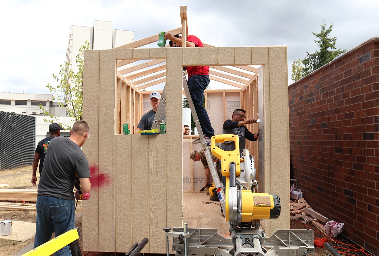 Tiny home dedication | Article | The United States Army