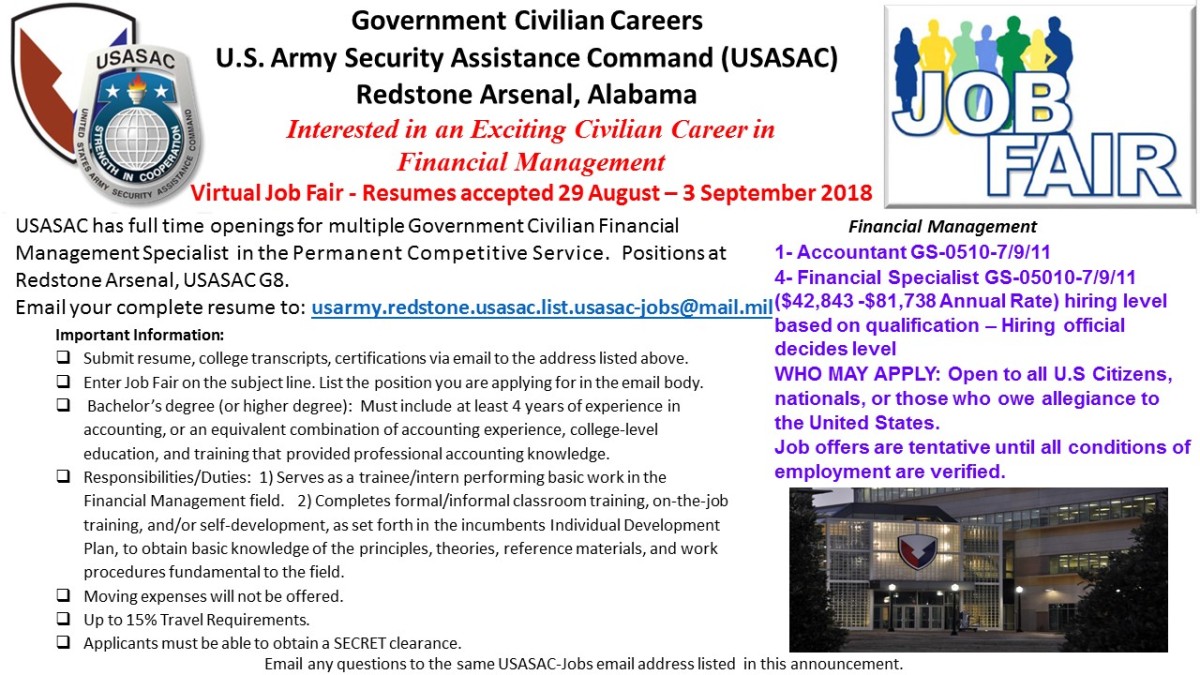 USASAC Job Fair | Article | The United States Army