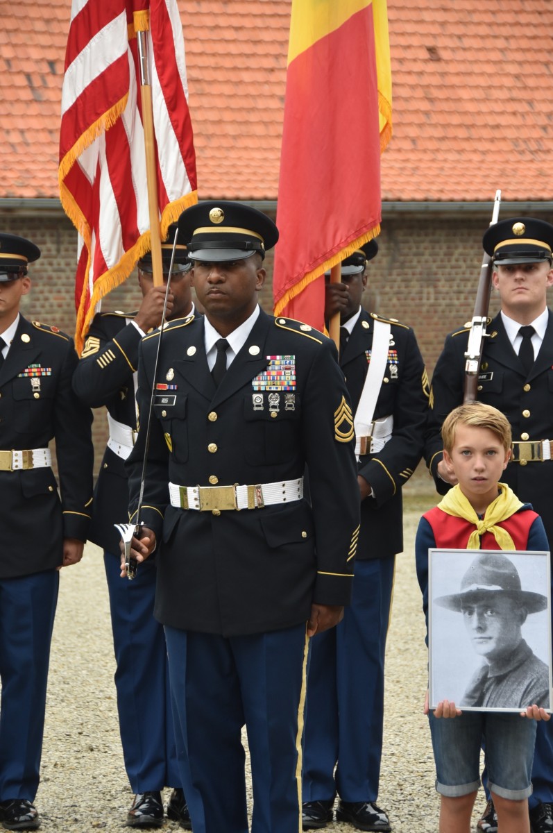 Kemmel commemorates the death of the first American Soldier during WWI ...