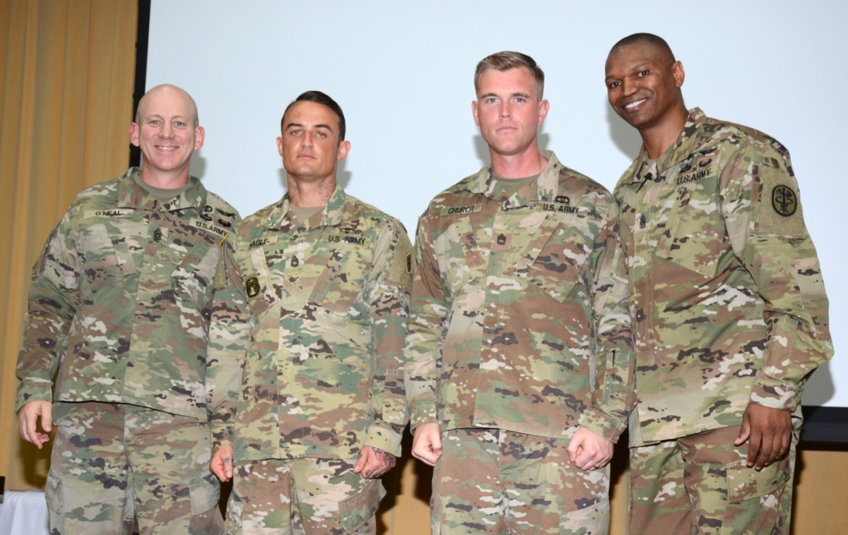 Top 3 teams recognized at the 2018 Army Best Medic Awards Ceremony ...